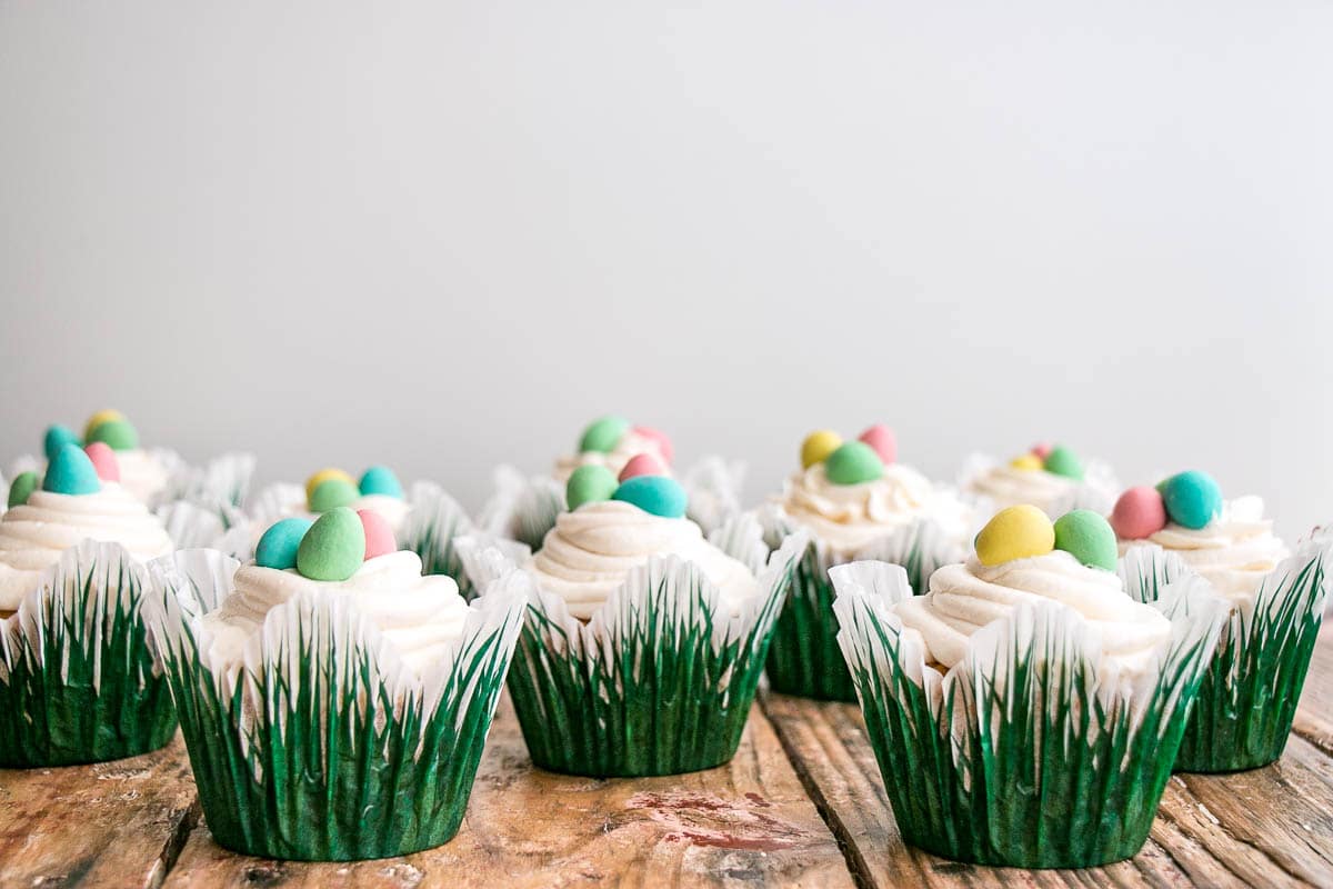 Mini Egg Easter Cupcakes - My Kitchen Love