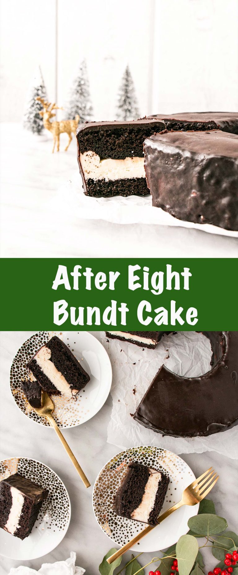 After Eight - Christmas Bundt Cake - My Kitchen Love