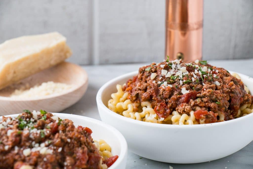 Weeknight Dinner Ragù with Veggies - My Kitchen Love