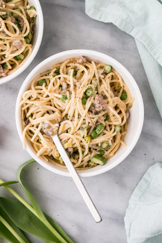 One-Pot Spring Pasta - My Kitchen Love