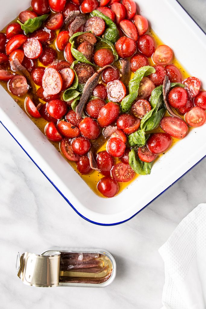 Tomato and Anchovy Pasta - My Kitchen Love