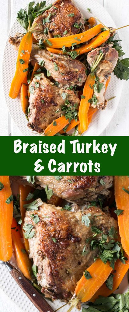 Braised Turkey with Carrots - My Kitchen Love