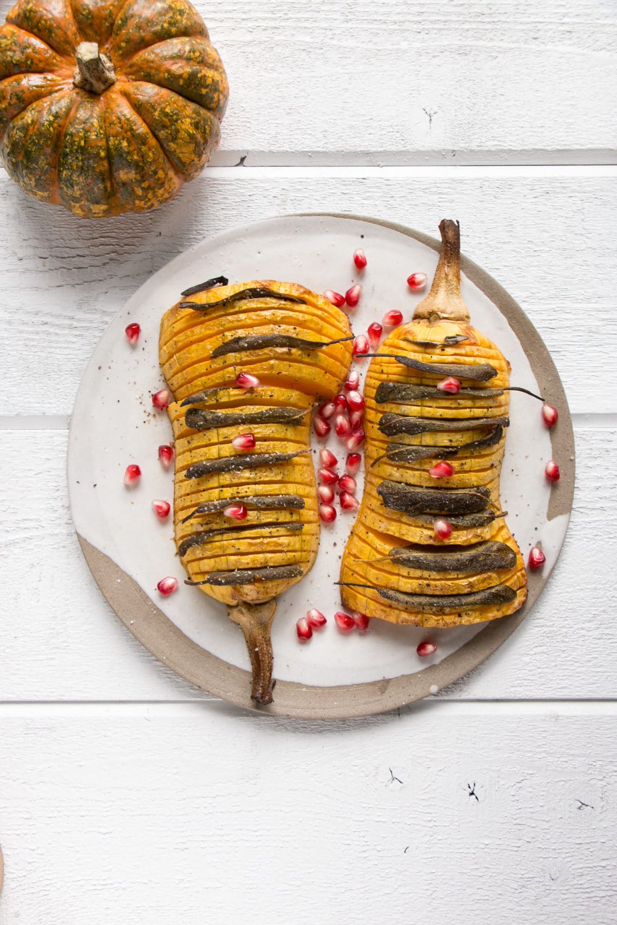 Hasselback Butternut Squash (easy squash recipe) - My Kitchen Love