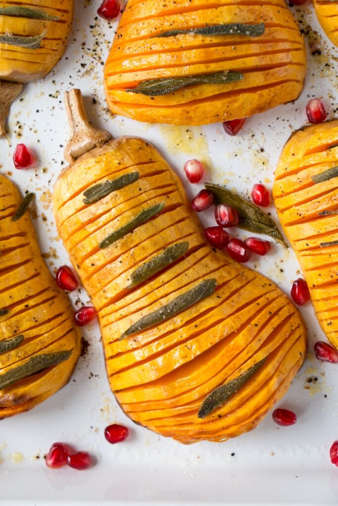 Hasselback Butternut Squash (easy squash recipe) - My Kitchen Love