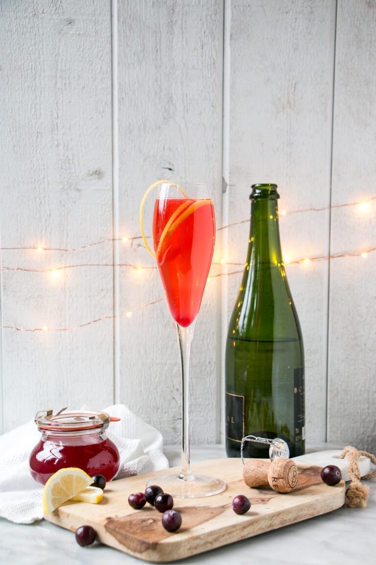Cranberry French 75 Recipe - My Kitchen Love