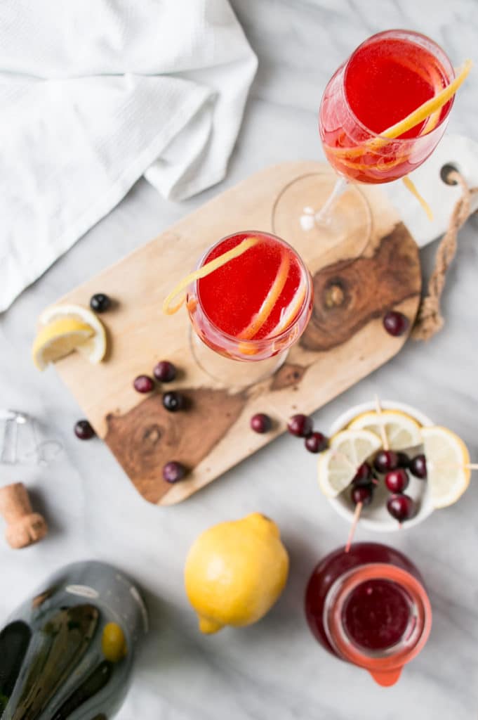 Cranberry French 75 Recipe - My Kitchen Love