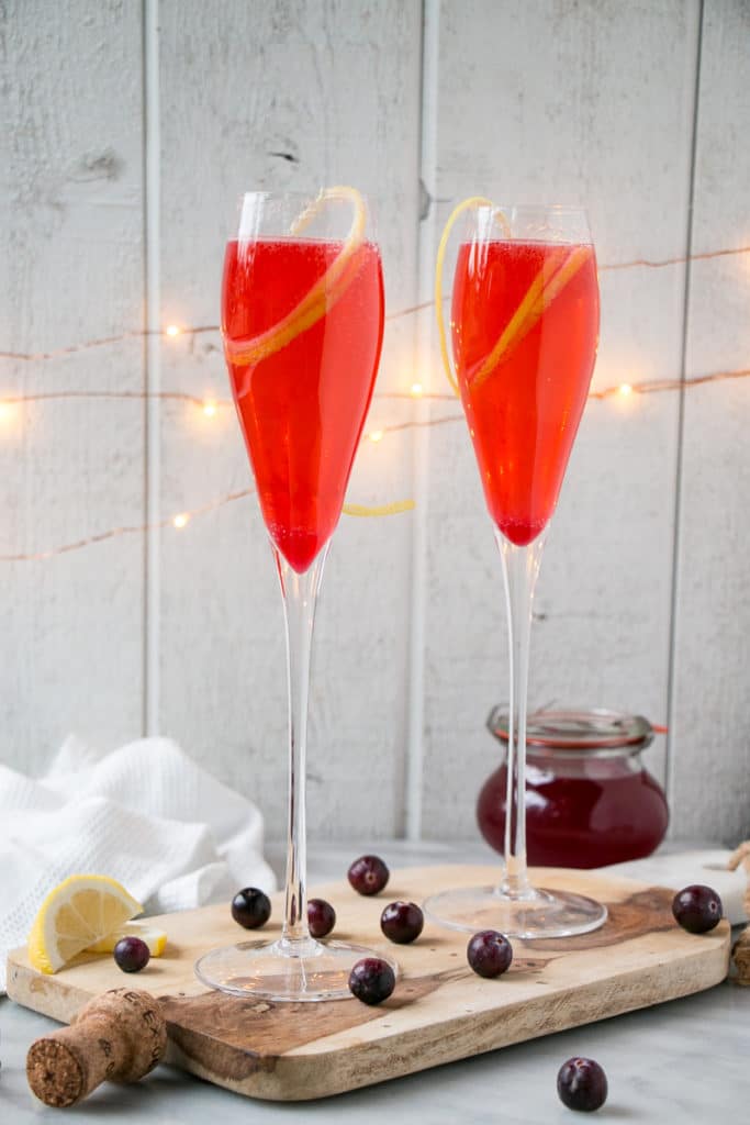 Cranberry French 75 Recipe - My Kitchen Love