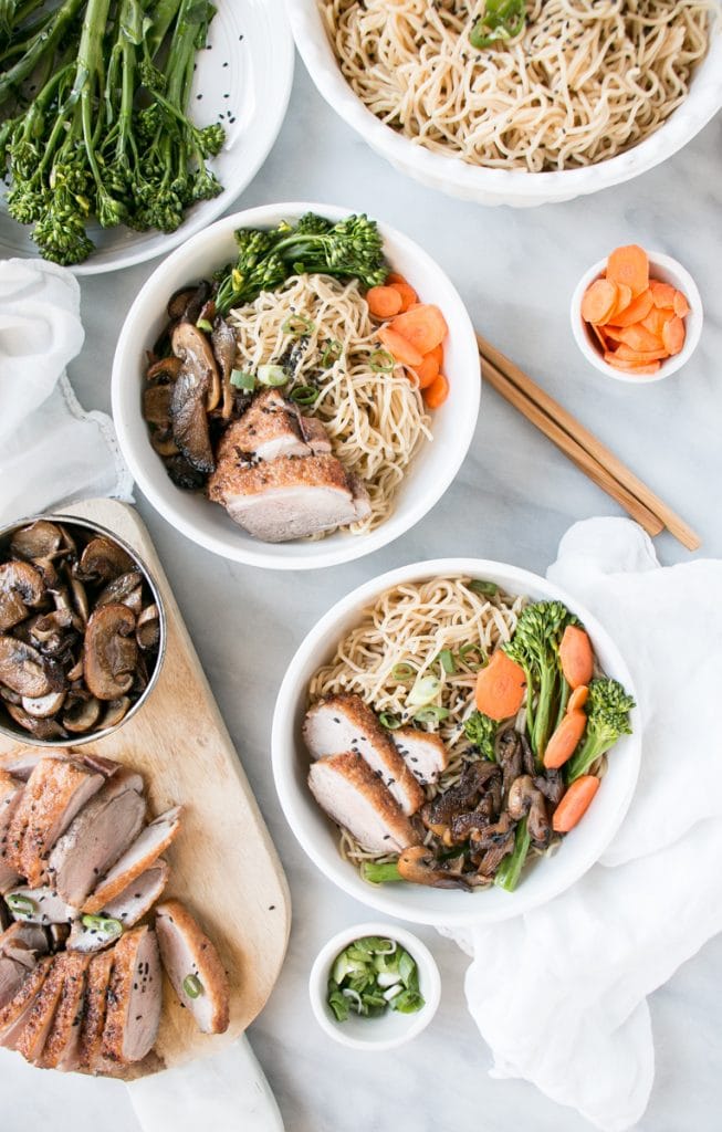 Crispy Sesame Duck Ramen - My Kitchen Love