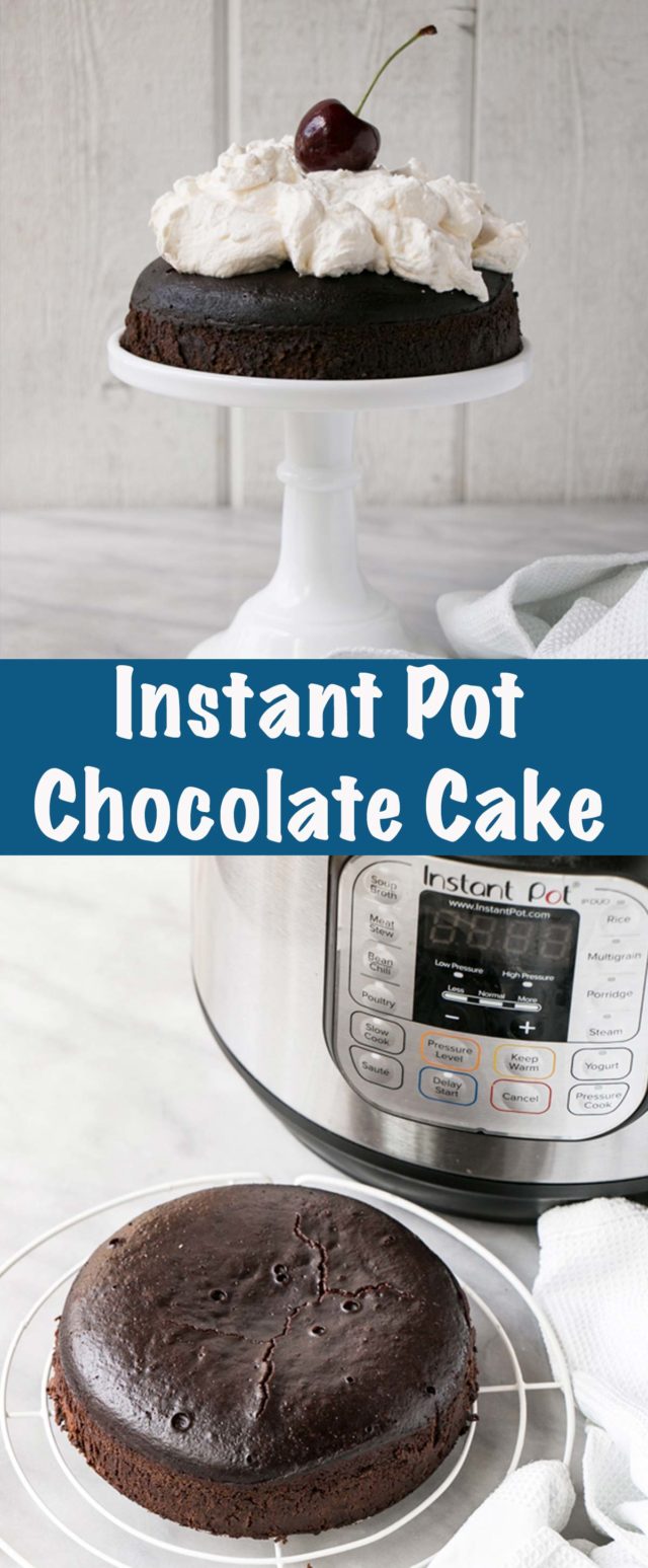 Instant Pot Chocolate Cake - My Kitchen Love