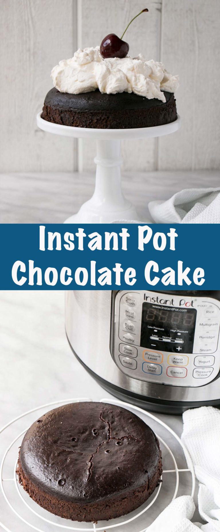 Instant Pot Chocolate Cake - My Kitchen Love