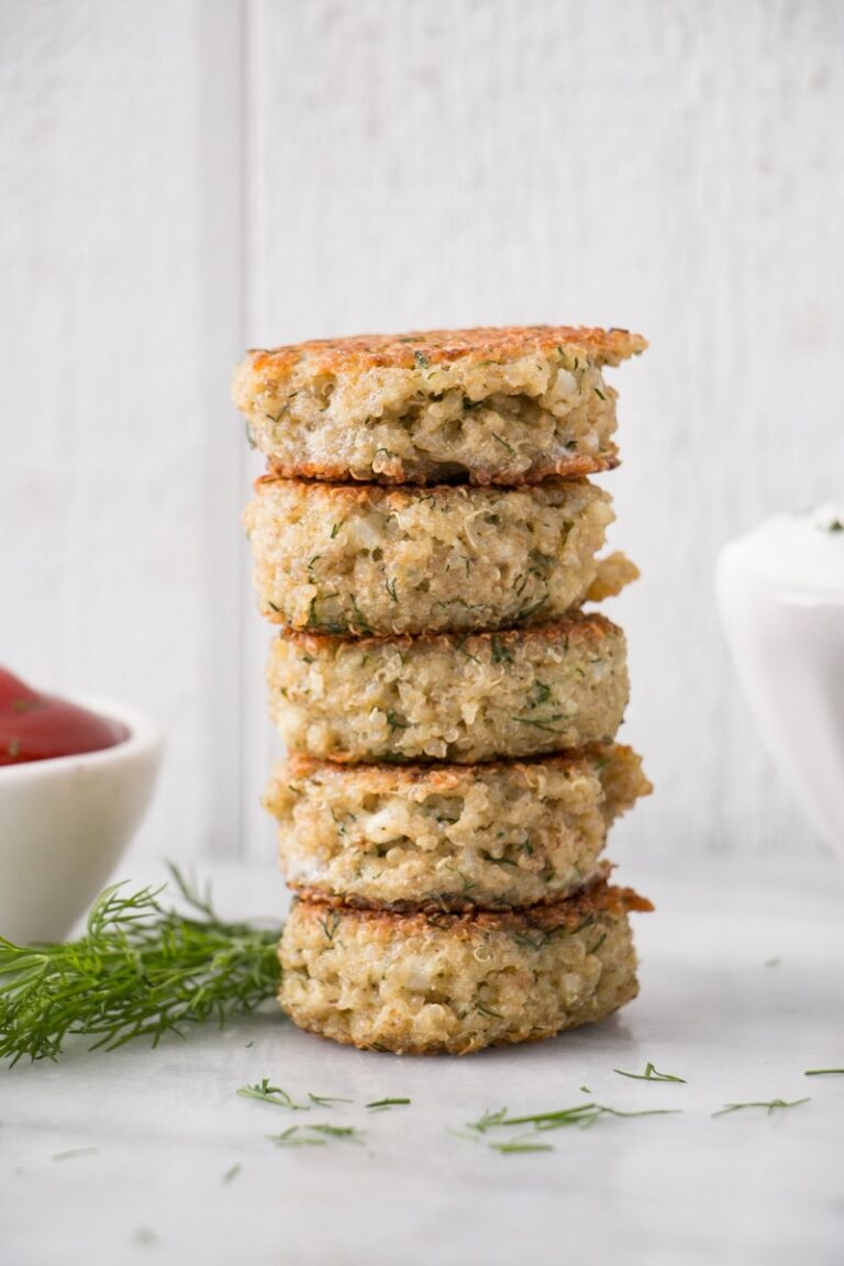 Easy Crispy Quinoa Patties - My Kitchen Love