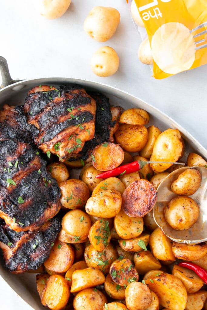 Peri Peri Chicken and Potatoes - My Kitchen Love